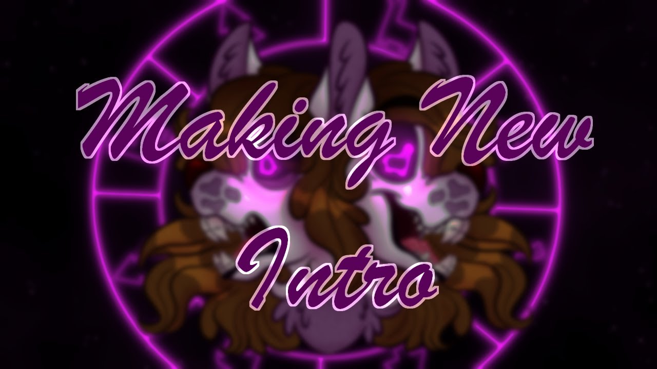 Making new Intro (SpeedPaint+Gif) - YouTube