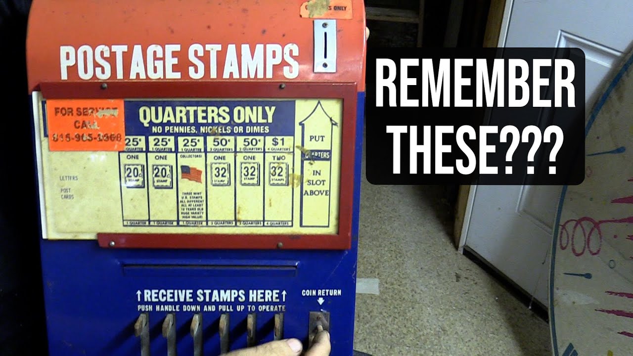 Postage Stamp Machines and Mailboxes! - YouTube