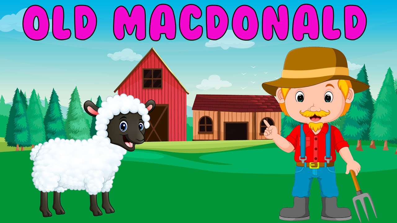 The Old Macdonald Nursery Rhyme | Learning Videos For Kindergarten ...