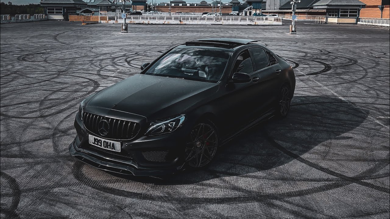 Mercedes c class w205 drift - YouTube