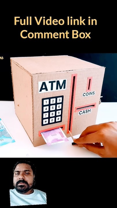 Cardboard Atm machine Project - YouTube