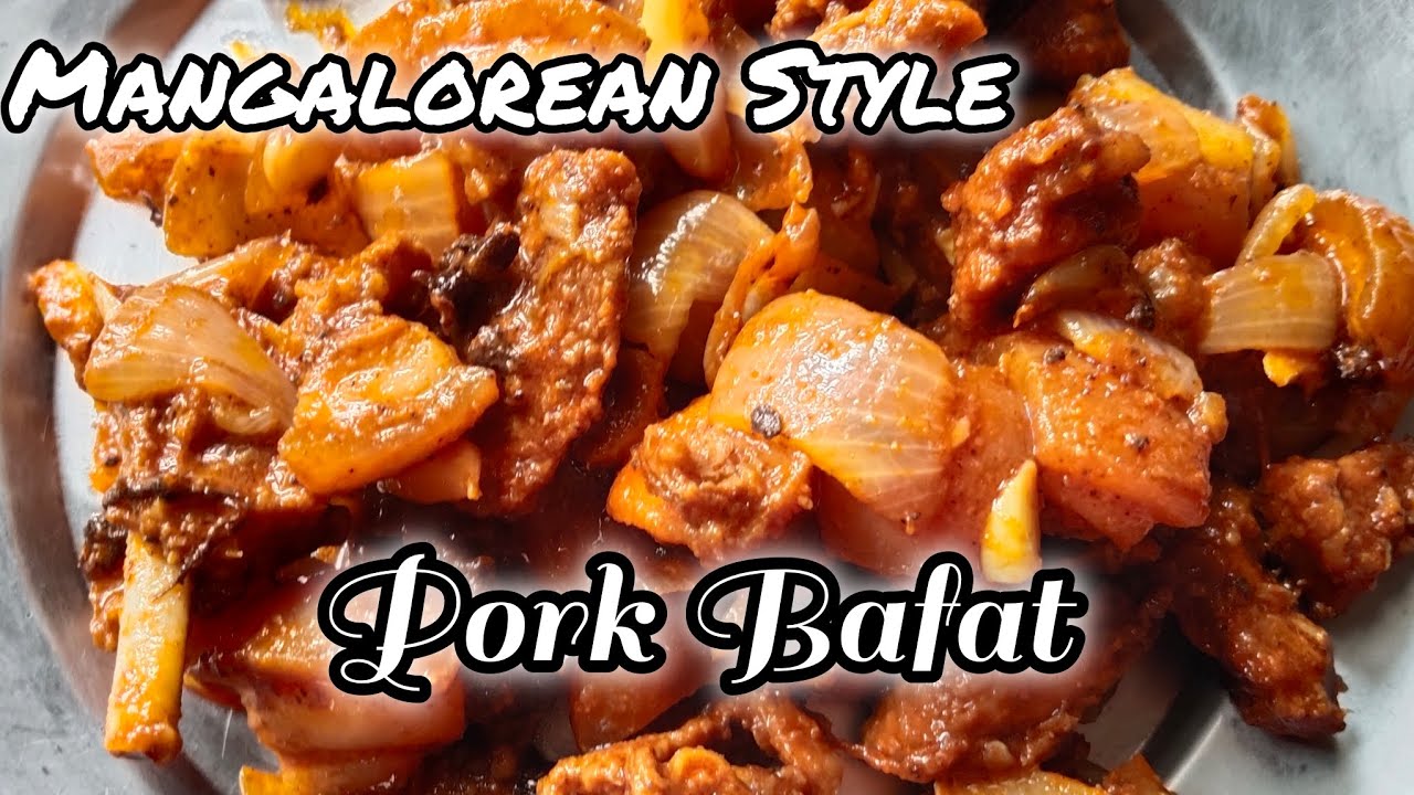 Pork Bafat | Mangalorean Pork Recipe | Konkani | Mangalorean Lunch ...