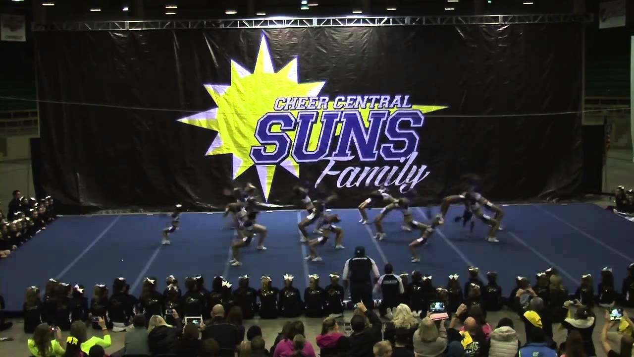 Cheer Central Suns Logo