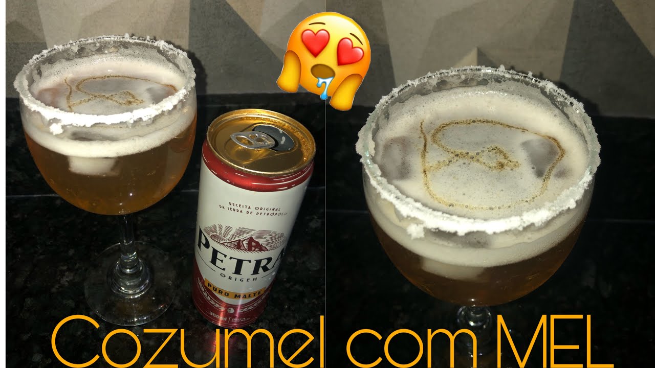 COMO FAZER COZUMEL ( COSMEL) COM MEL ( DRINK COM CERVEJA ) - YouTube