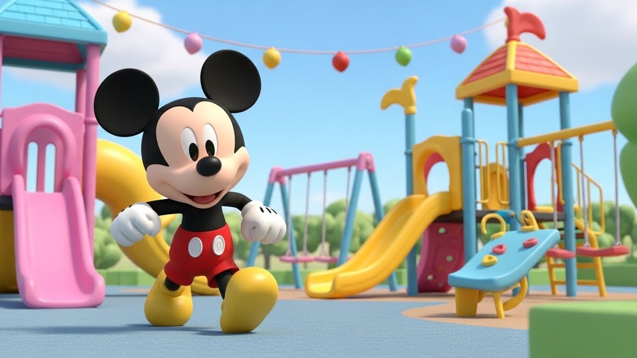 O Mickey Mouse Passeou pelo Parque Infantil | Canções Infantis e Rimas ...