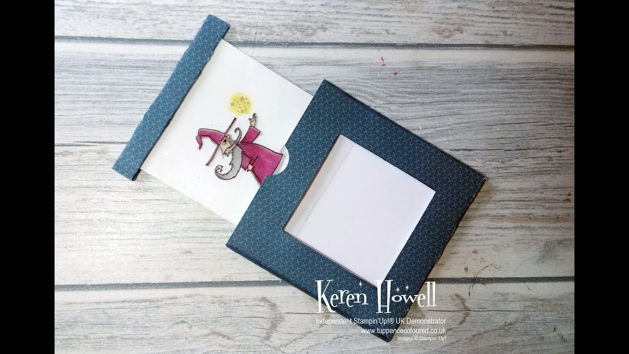Stampin' Up! Magic Slider card - YouTube