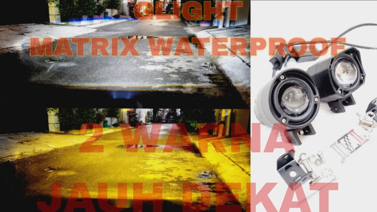 Lampu tembak glight biled projector matrix waterproof flat 2.76 inch 2 ...