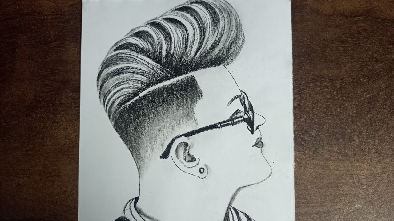 How to draw a handsome boy Very easy / step by step / pencil drawing ...