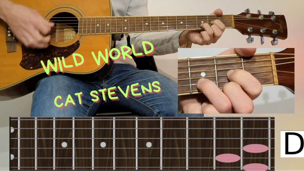 Wild World - Cat Stevens | Visual Tuto on Original Song | Chords On ...