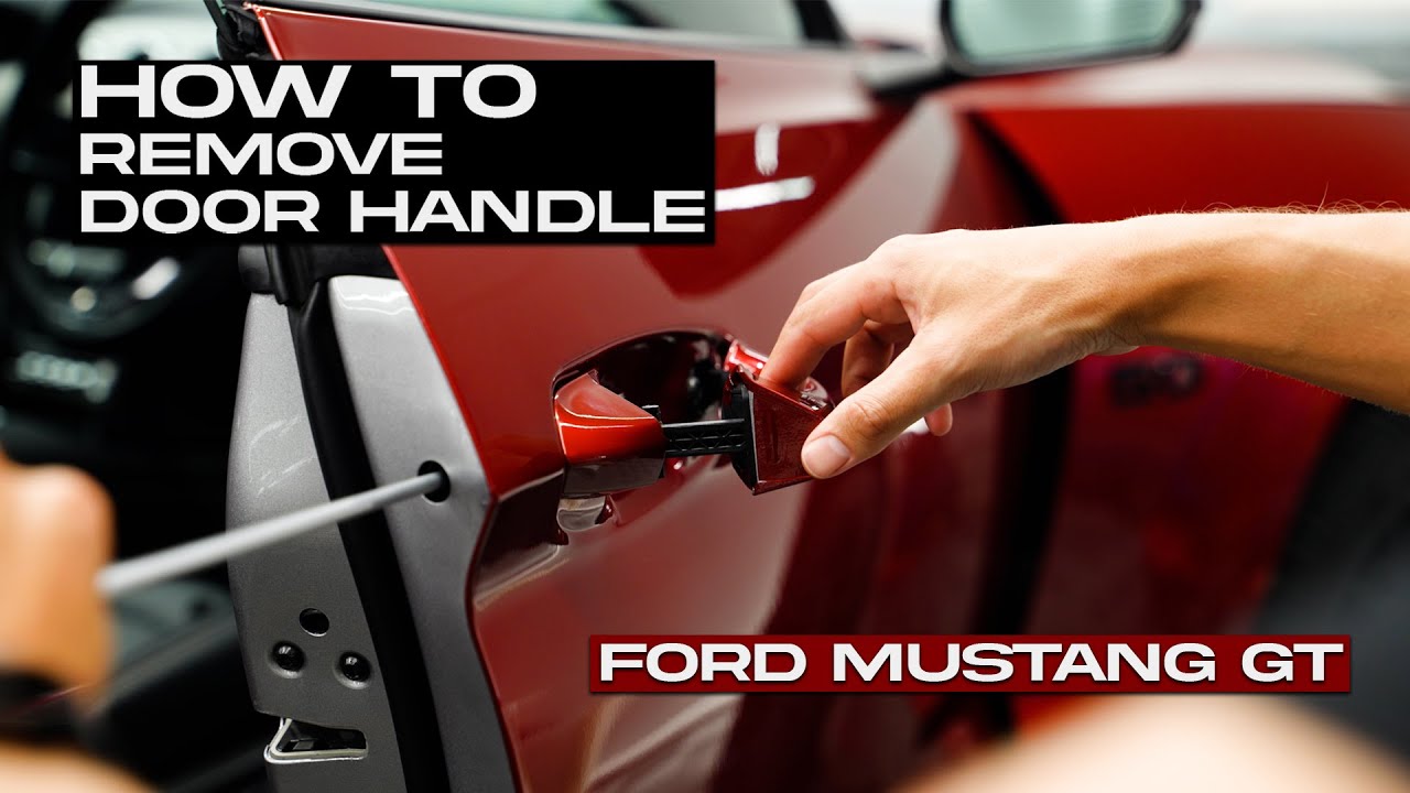 How to Remove Door Handle from Ford Mustang GT - YouTube