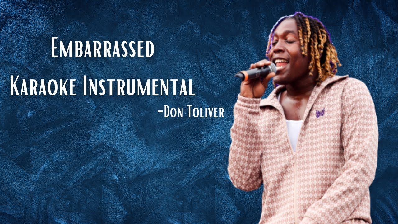 Embarrassed | instrumental | Don Toliver | lyrical whispers #karaoke # ...