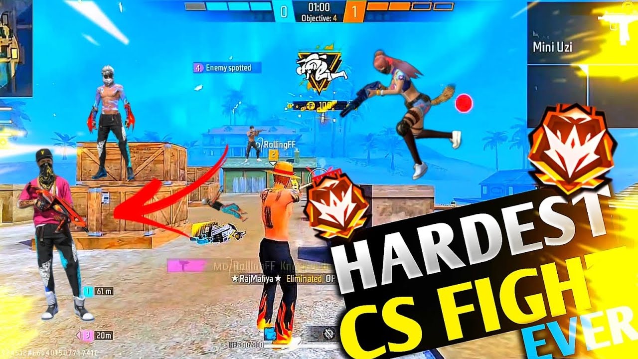 CS_ Rank push Gameplay Hardest CS_ fight ##viralvideo #garena #csrank ...