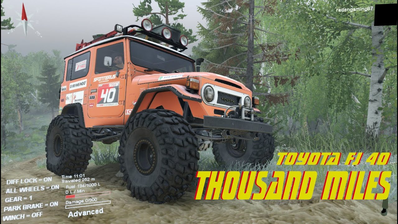 offroad toyota hardtop fj40 thousand miles modifikasi - YouTube