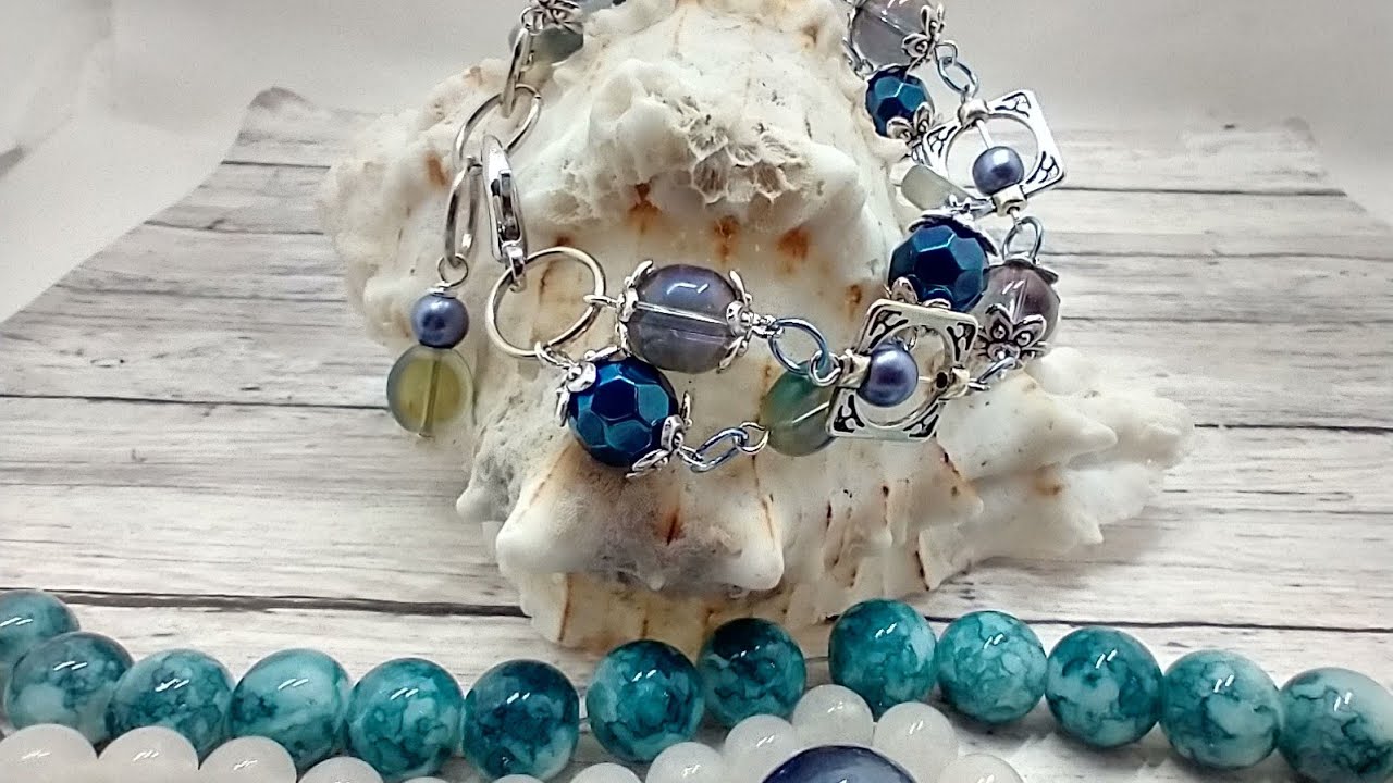 Curated Bead Box January Unboxing and Bracelet Tutorial - YouTube