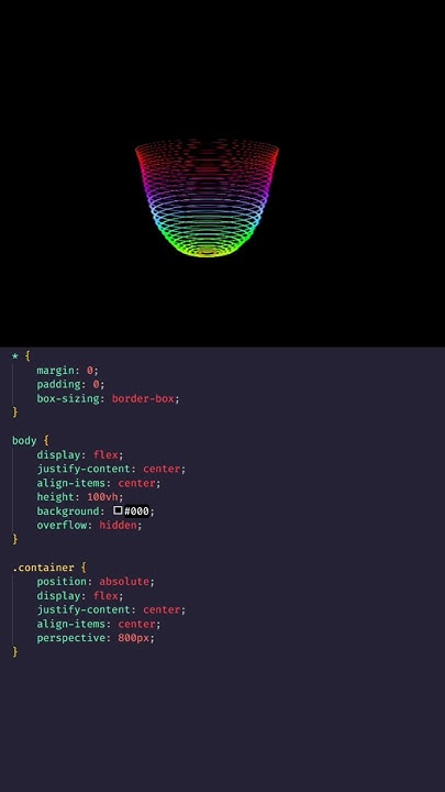 Creative 3D animation #html #css #3danimation #3d #coding #javascript #programming #code - YouTube