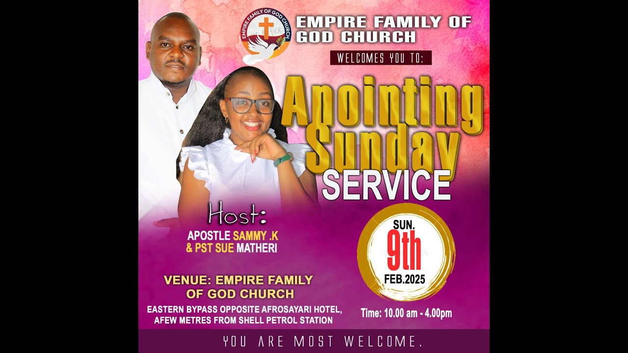 ANOINTING SUNDAY SERVICE PART 1 WITH: APOSTLE SAMMY K - YouTube