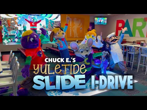Yuletide Slide - I-Drive Orlando Chuck E. Cheese’s - YouTube