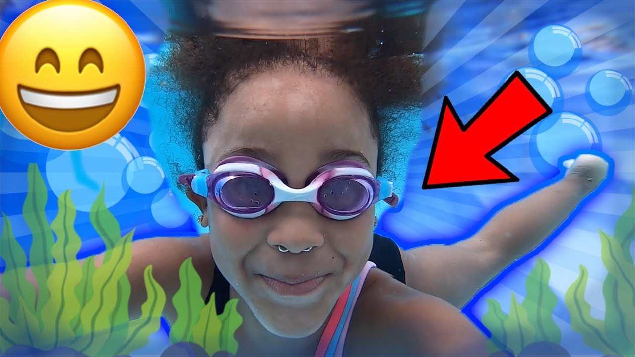 Cali Teaches How to Swim | FamousTubeKIDS - YouTube
