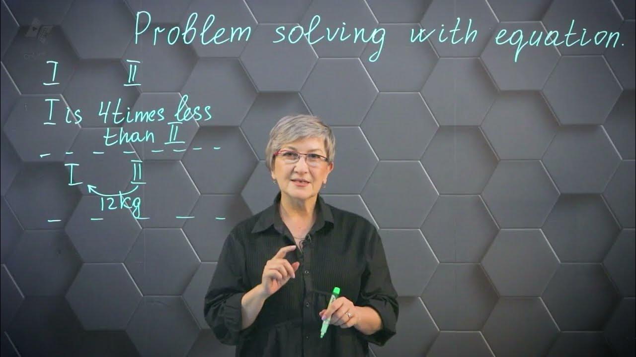 Problem solving with equation. Part 1. - YouTube