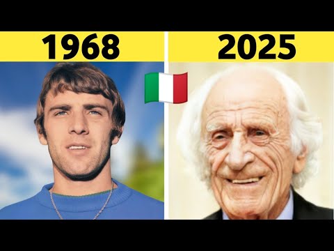 🇮🇹 Italy EURO 1968 Squad ⚽ Then & Now | Legends of Azzurri | Rare ...