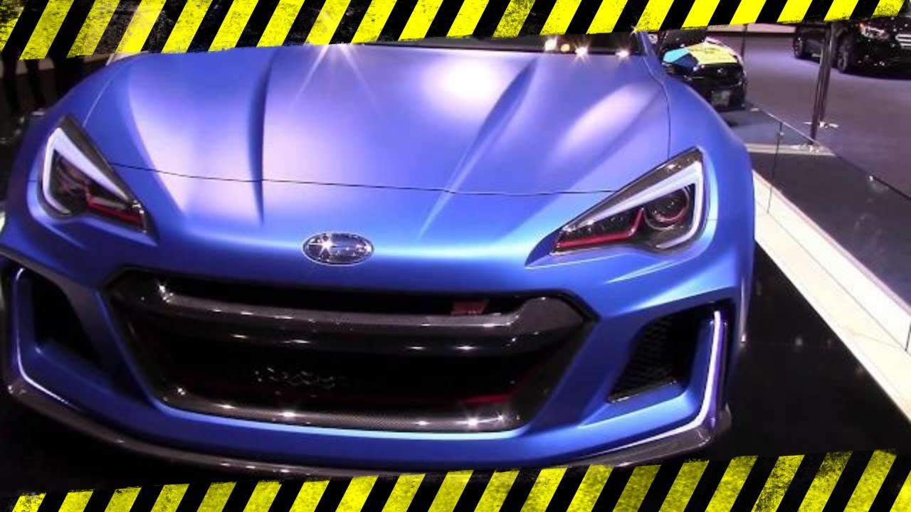 Subaru BRZ STI Performance Concept Closer Look - YouTube