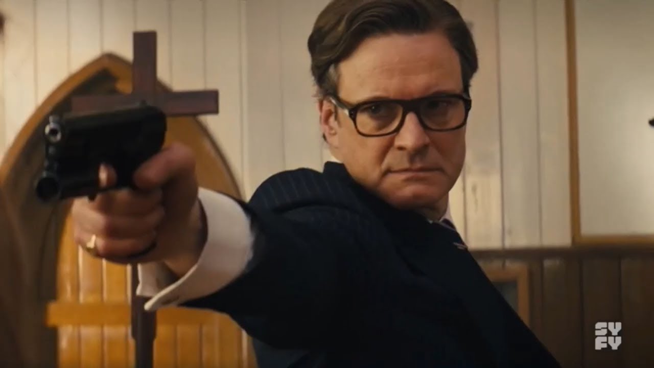 Kingsman: The Secret Service - Church Fight - SYFY TV Edit - YouTube