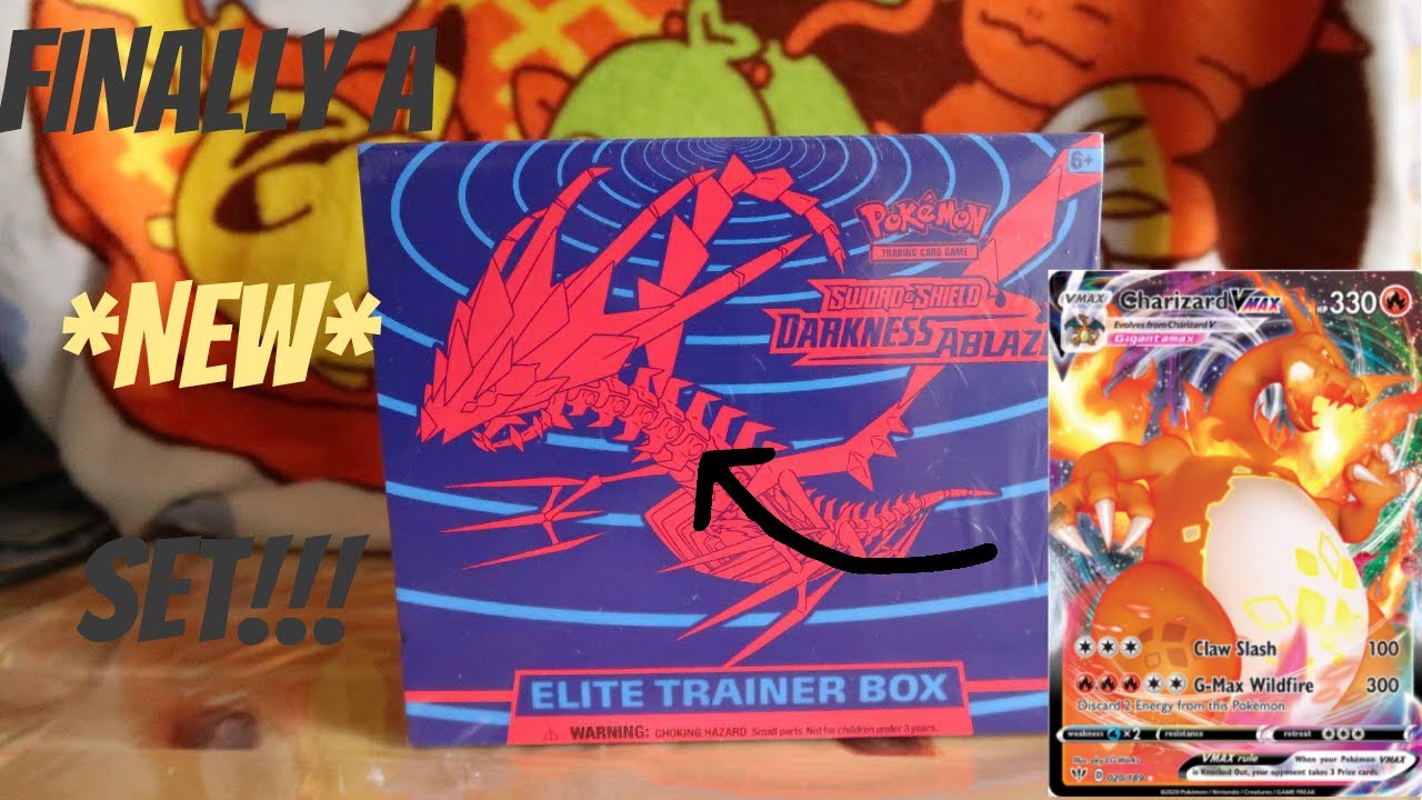 FINALLY A NEW SET!!! Opening a Darkness Ablaze Elite Trainer Box - YouTube