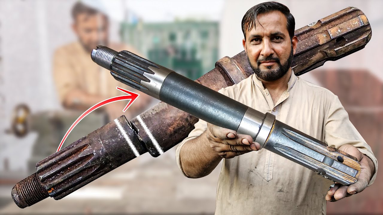 Brilliant Fix! Reconnecting a Broken PTO Shaft with Expert ...
