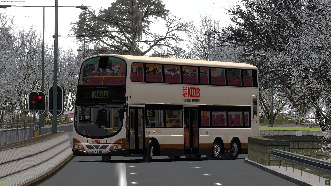 OMSI 2 KMB AVW100 太和站私牌返大埔車廠 - YouTube