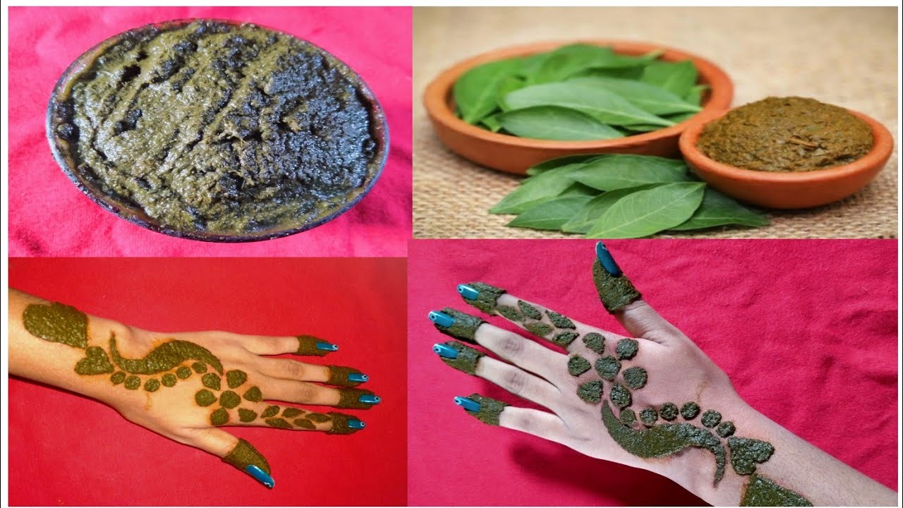 Gorintaku hand design || Homemade henna/ Marudhani || Beautiful henna ...