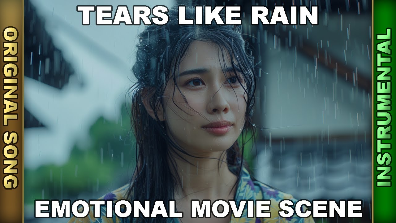 Relaxing Emotional Piano & Violin 🎵 Tears Like Rain 🎵 Instrumental ...