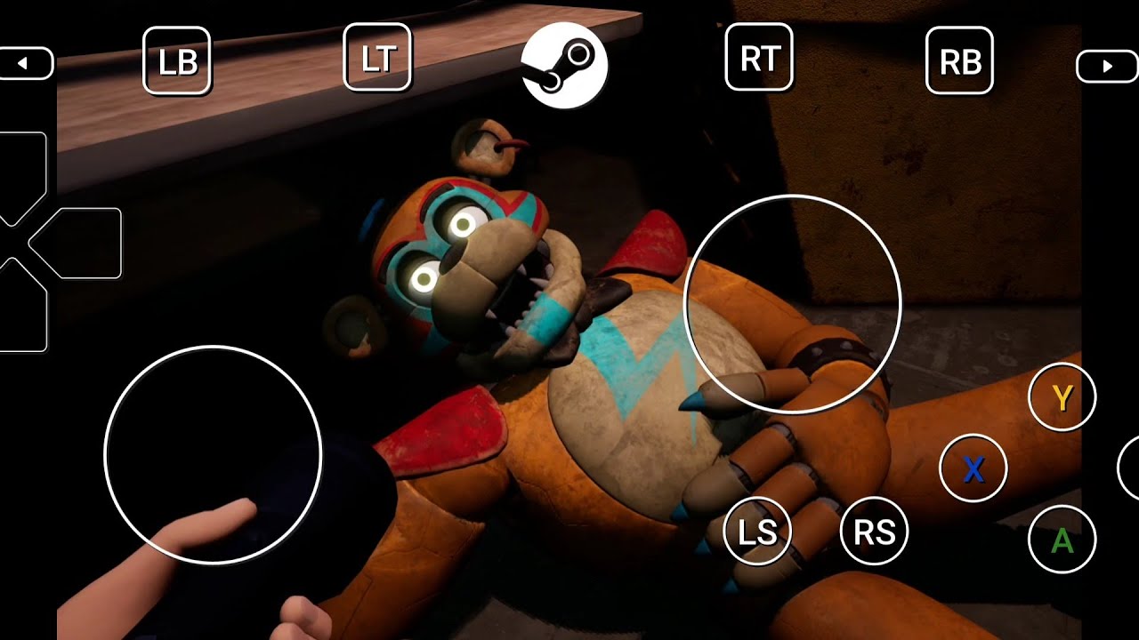 FNAF Security Breach PC Game On Mobile Smartphone - Android Gameplay ...