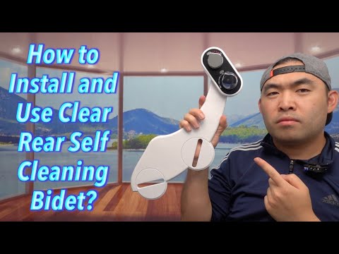How to Install and Use Clear Rear Self Cleaning Bidet? - YouTube