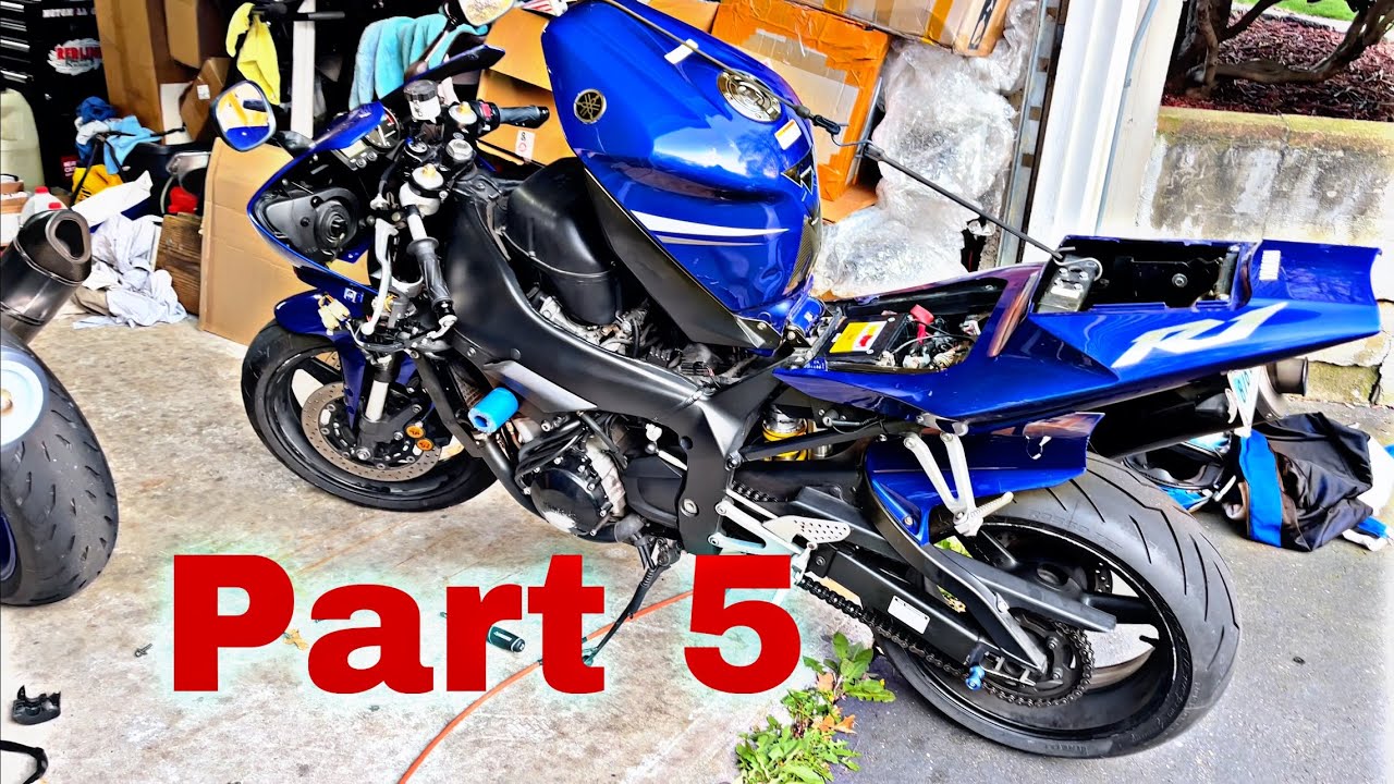 2003 Yamaha R1 project bike part 5 - YouTube