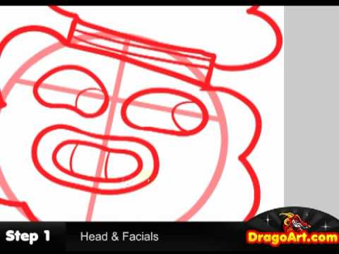 How to Draw Tobias, Tobias, Amazing World of Gumball, Step b - YouTube