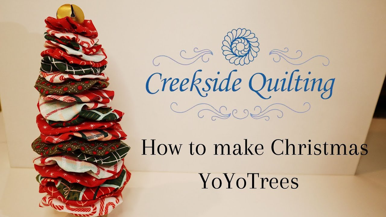 DIY: Christmas YoYo Tree | Creekside Quilting - YouTube