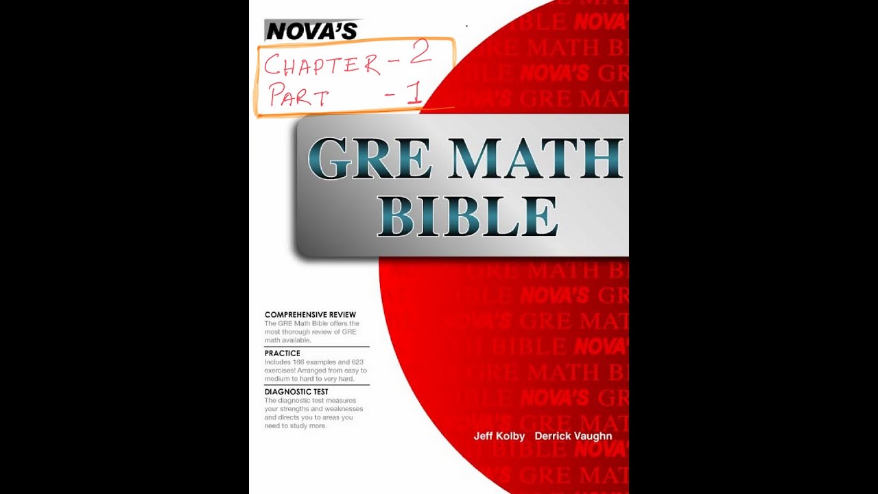 NOVA'S GRE MATH BIBLE - Chapter 2 Part 1 (Defined Functions) | GRE Math ...