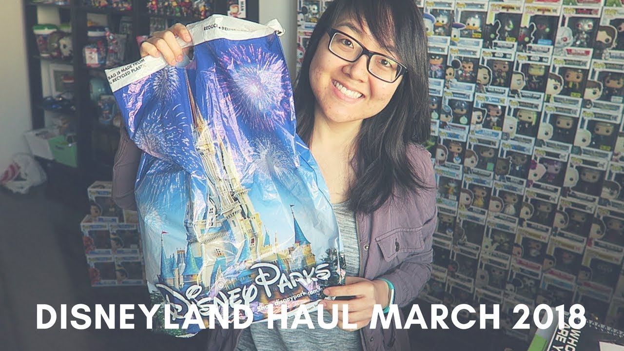 DISNEYLAND DISNEY MERCH HAUL MARCH 2018 - YouTube