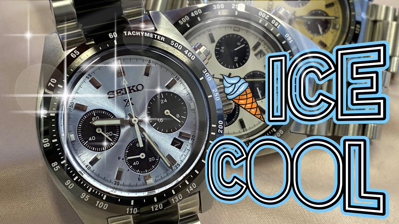 Seiko SSC909 Ice Blue Speedtimer - YouTube