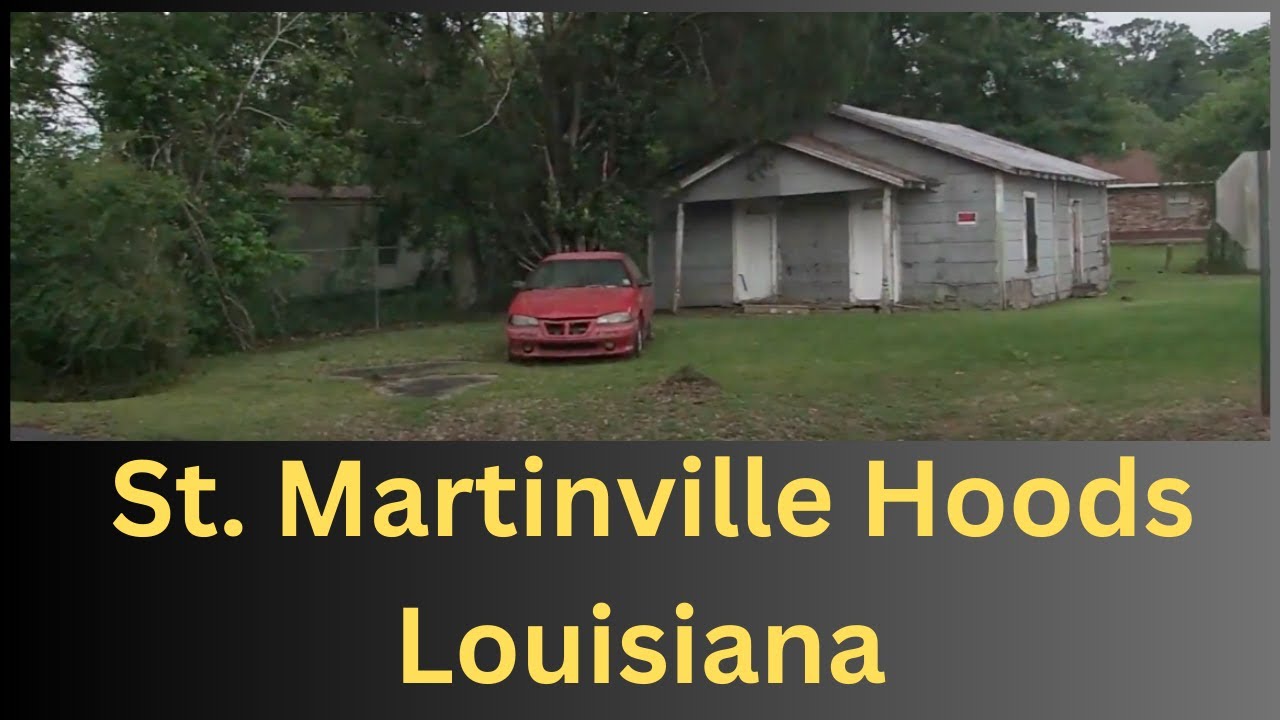 Hoods in St. Martinville, LA | Dash Cam Driving Tour Louisiana - YouTube
