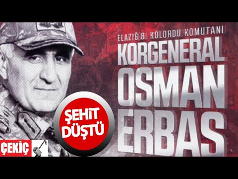 8. Kolordu Komutanımız Korgeneral Osman Erbaş Şehit Olmuştur 4.03.2021 TURKEY