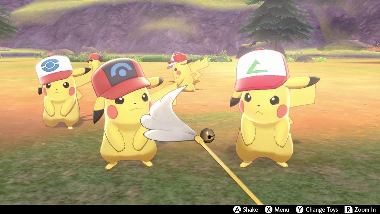 Pokemon Sword; Camping With Special Event Pikachu!!! - YouTube