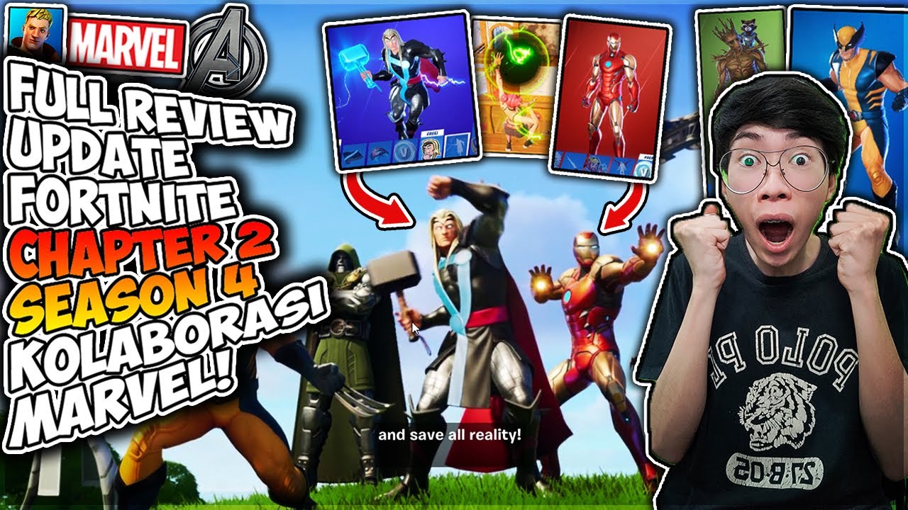 Full Review Fortnite Update Terbaru Season 4 Chapter 2 Kolaborasi ...