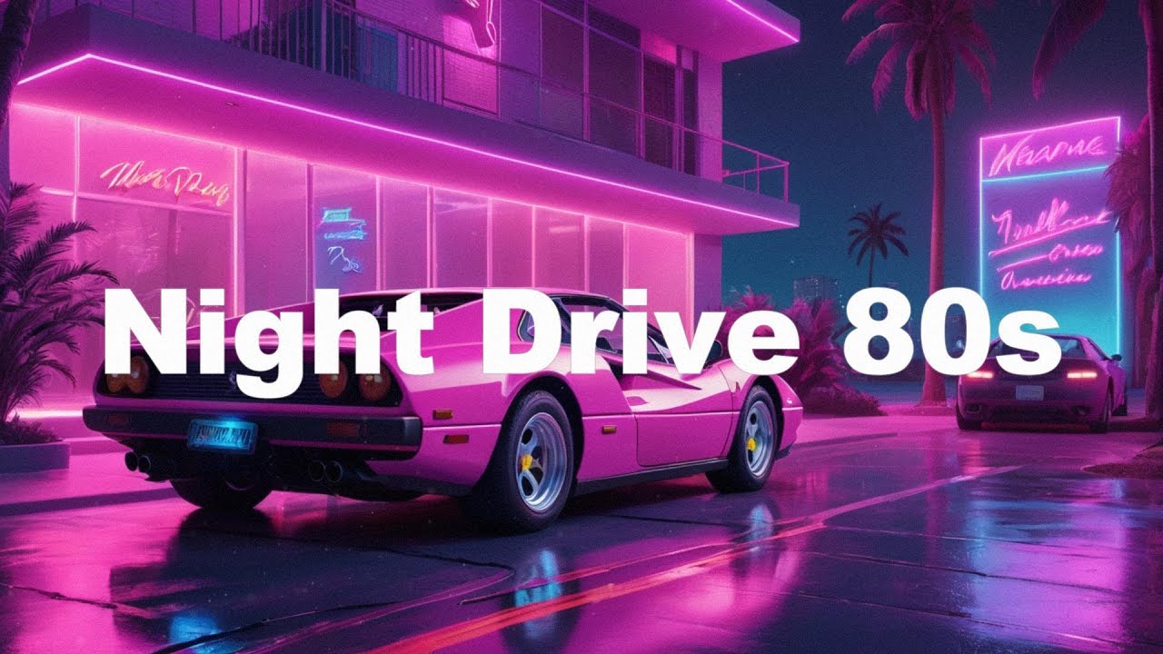 Night Drive 80s | Synthwave Neon Midnight Street - Synth Wave Retrowave ...