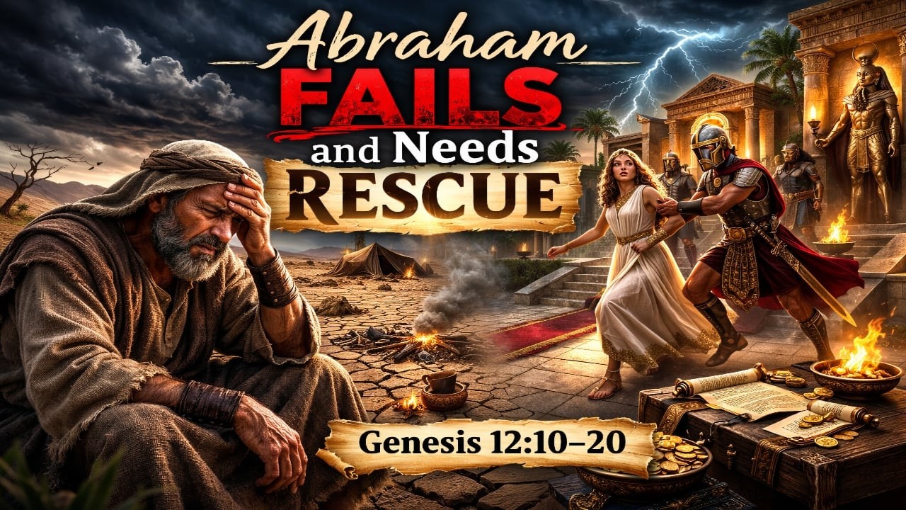 Abram FAILS and God Has To Rescue Him | Genesis 12:10-20 | Study of ...