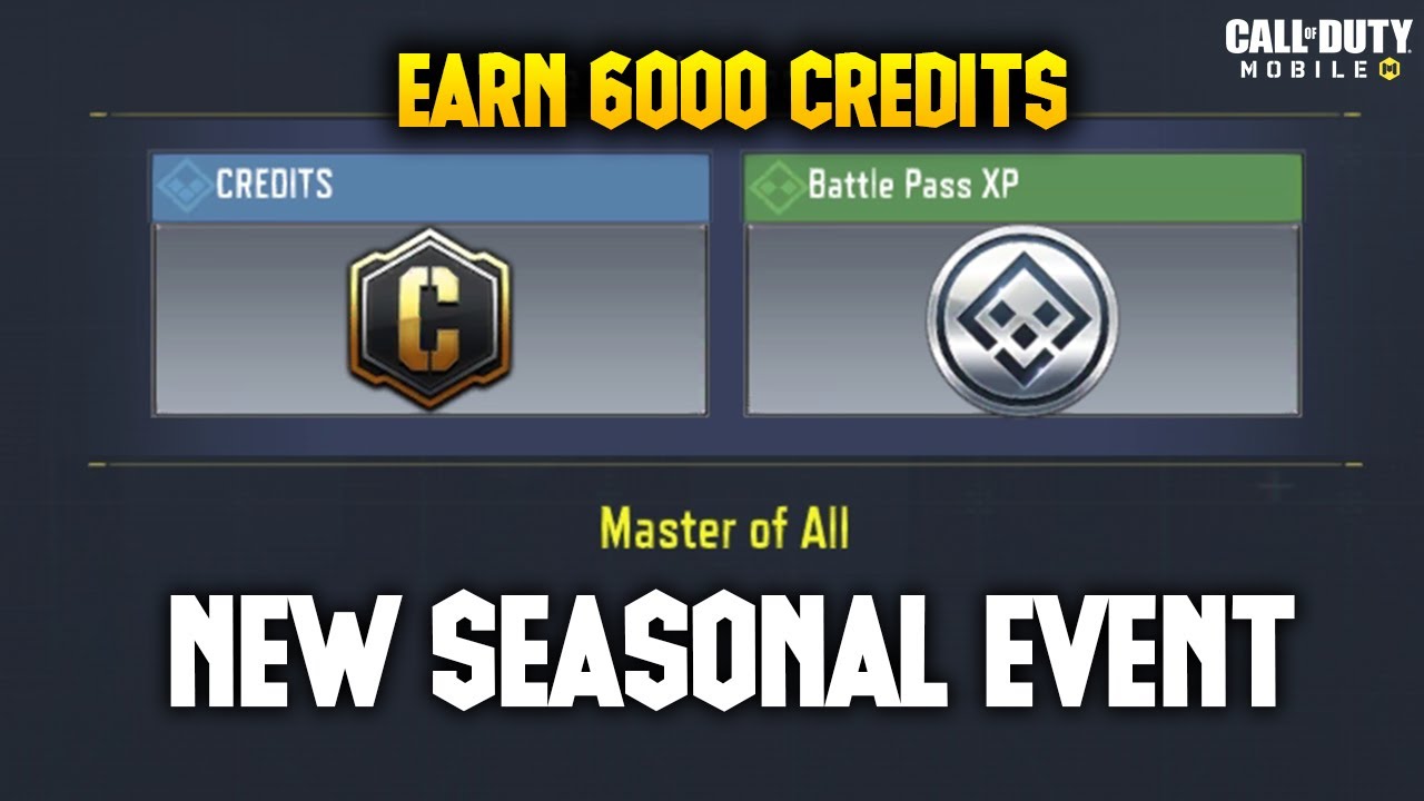 MASTER OF ALL SEASONAL EVENT COD MOBILE SEASON 1 2021 | HOW TO GET MORE ...