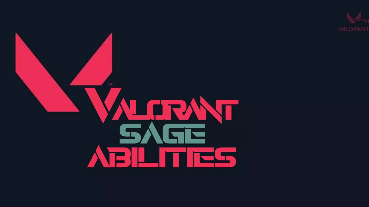 VALORANT |SAGE| abilities EXPLAINED - YouTube