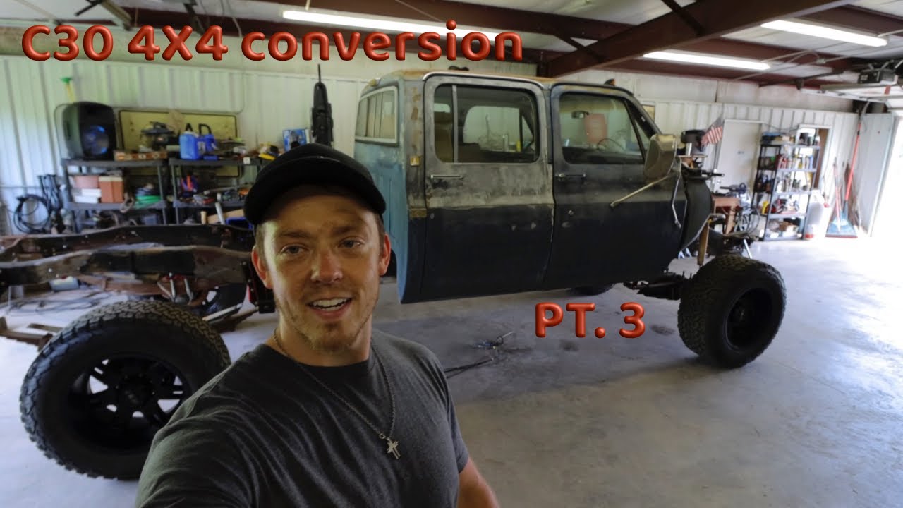 Turning the C30 into a K30/ single wheel conversion (4x4 conversion pt ...