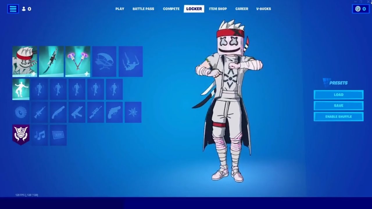 NEW Marshmello Skin in Fortnite! Marshmello Melloverse Showcase! - YouTube