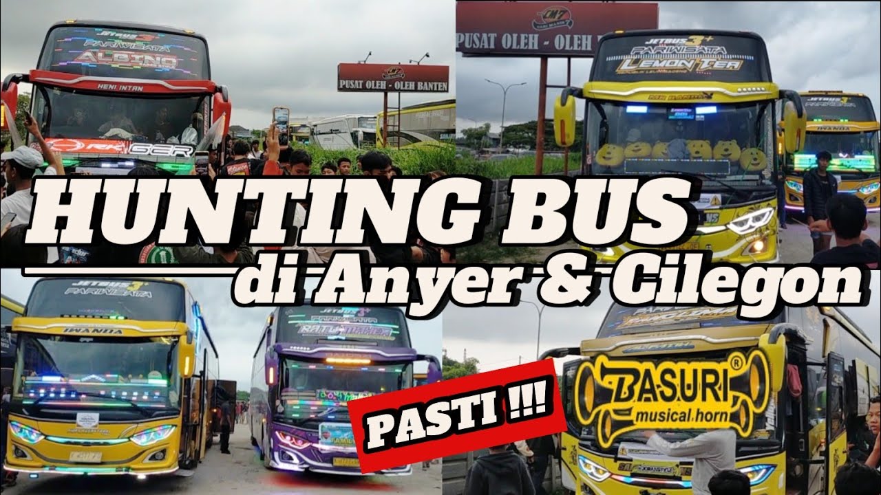 HUNTING BUS DI ANYER & CILEGON TGL 2 MARET 2024‼️ #teloletbasuri # ...